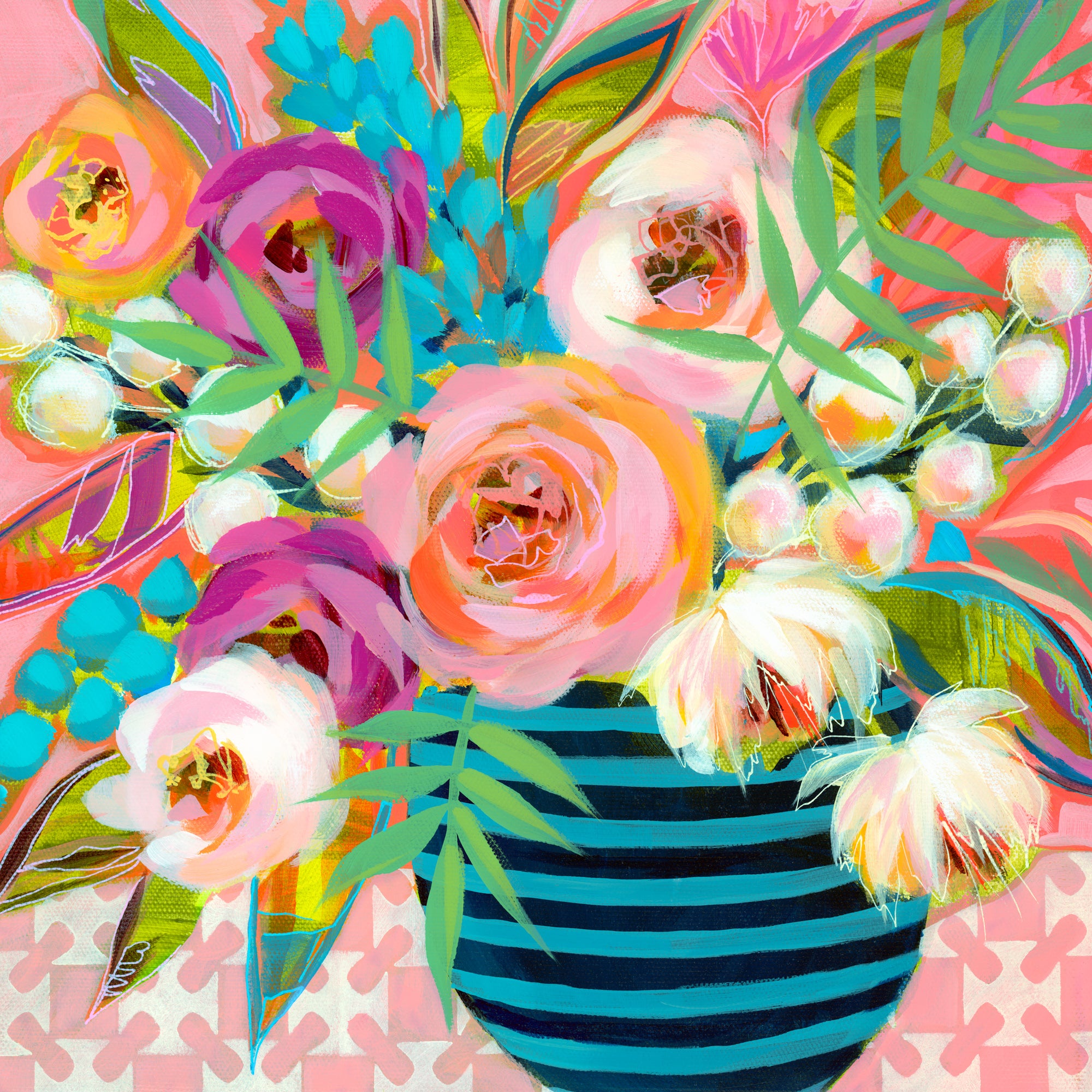 Orla Floral Print – Lynsay Green Art